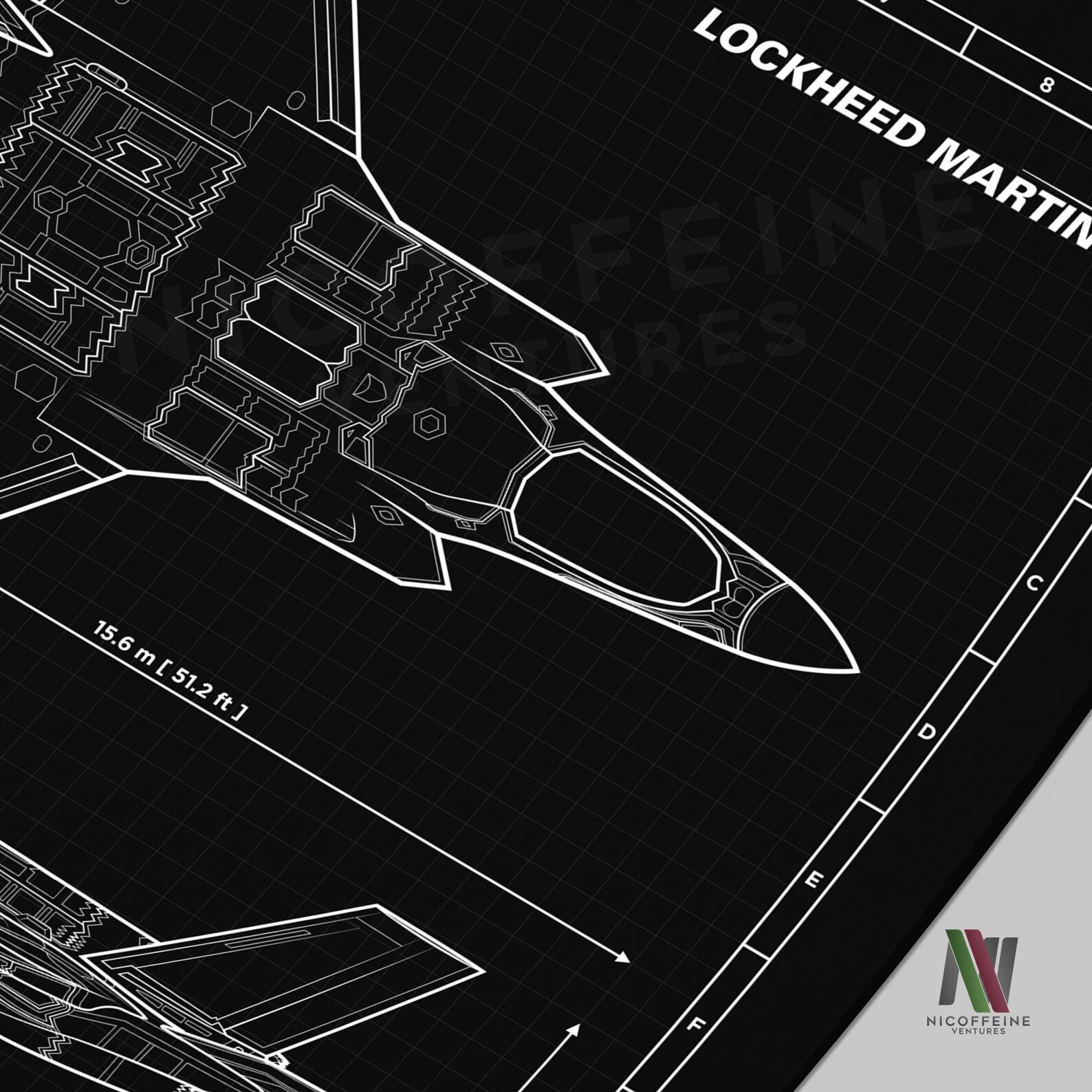 Lockheed Martin F-35 Lightning II Aircraft / Flight / Jet Blueprint ...