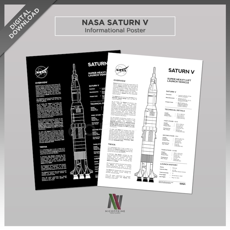 Saturn V - Etsy