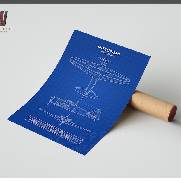 Aircraft Blueprint - Etsy