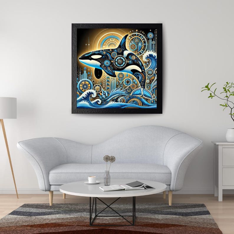 Indigenous Inspired Orca Art - Etsy