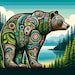 Indigenous Inspired Bear Art - Etsy