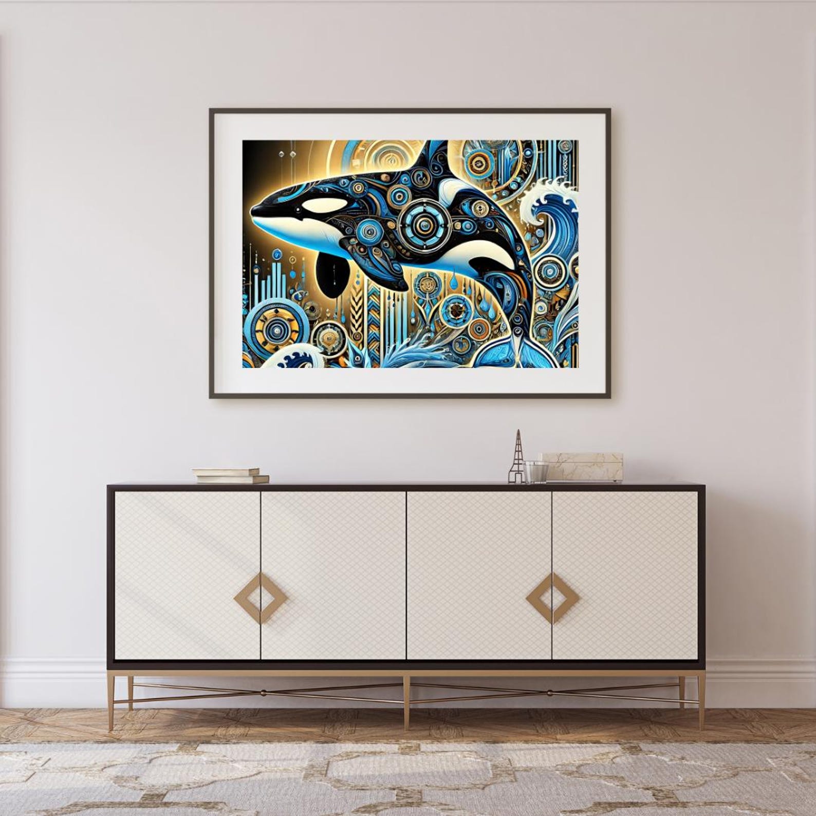 Indigenous Inspired Orca Art - Etsy