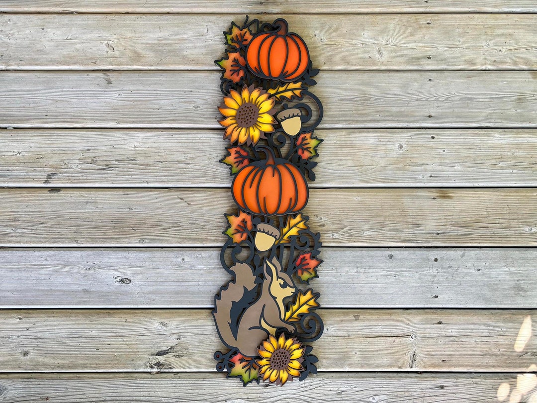 Fall Trellis Door Hanger Fall Wall Sign Fall Wall Decor Fall ...