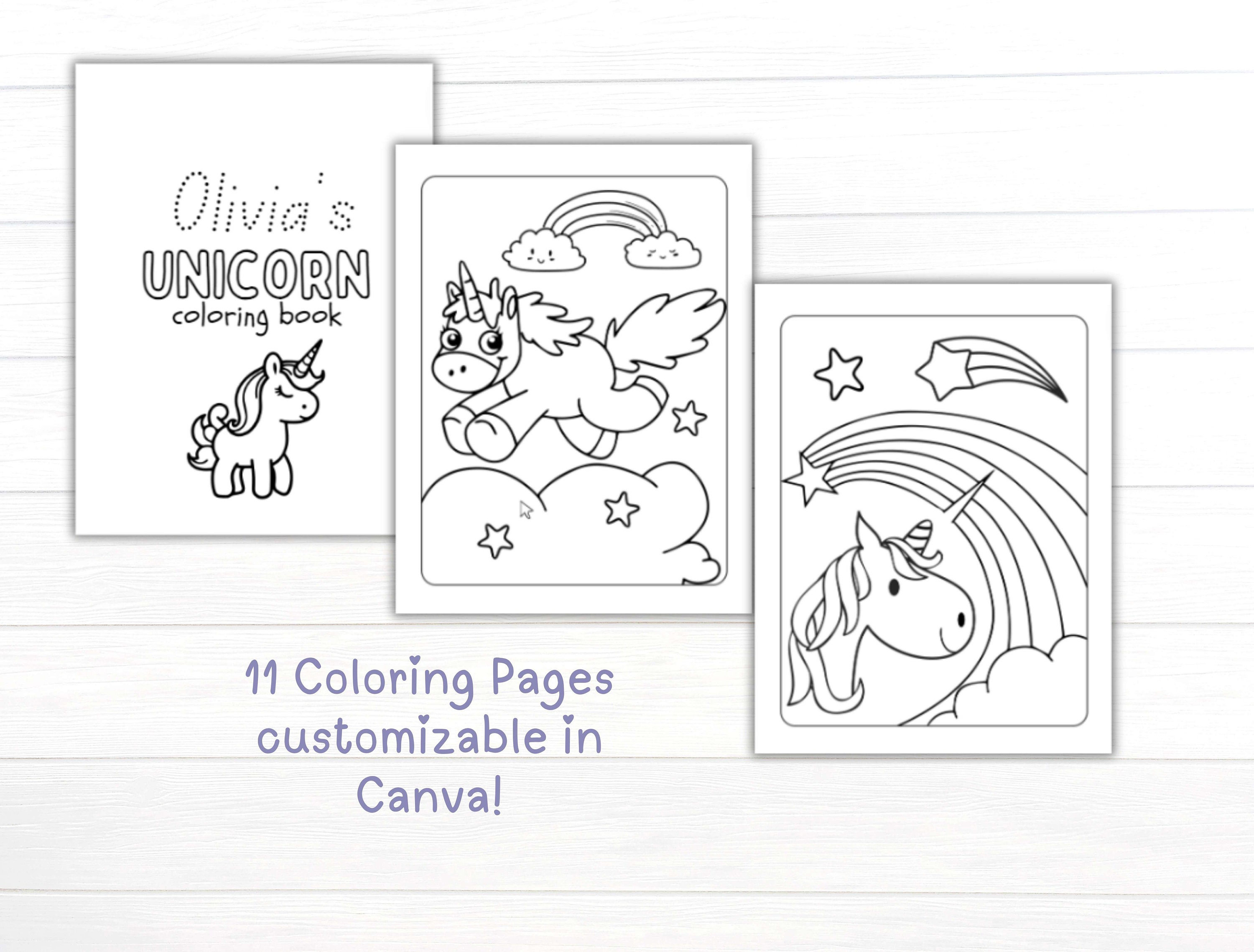 Unicorn Flip Routine Chart Kids Editable Printable,morning Board ...