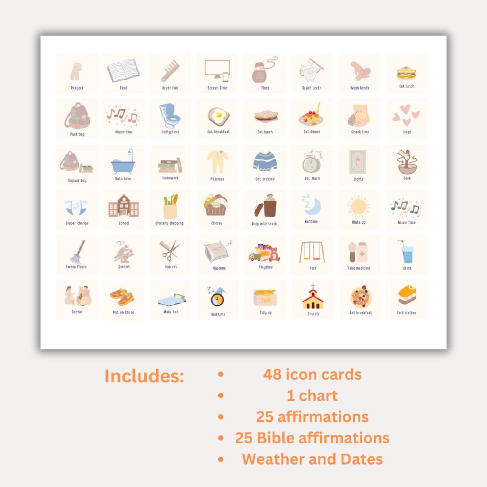 Editable Kids Weekly Chart, Custom Construction Weekly Kids Calendar ...