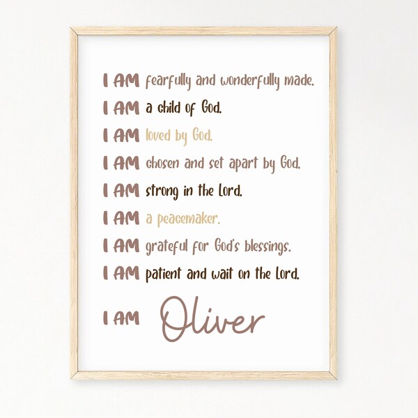 Names of God Poster - Etsy