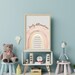 Kids Daily Affirmations Watercolor Rainbow Wall Art Printable Poster, I ...