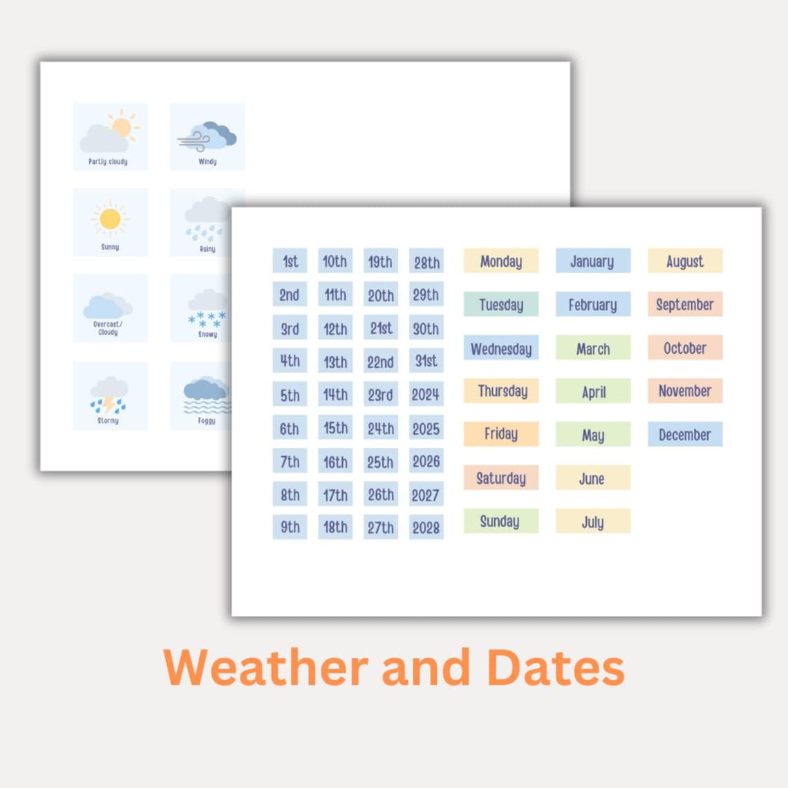 Editable Kids Weekly Chart, Custom Construction Weekly Kids Calendar ...