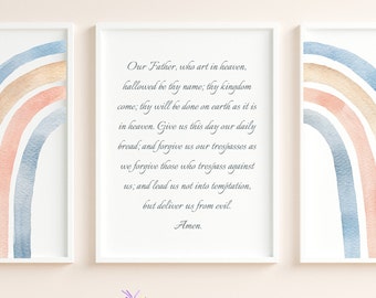 Our Father Wall Art - Etsy