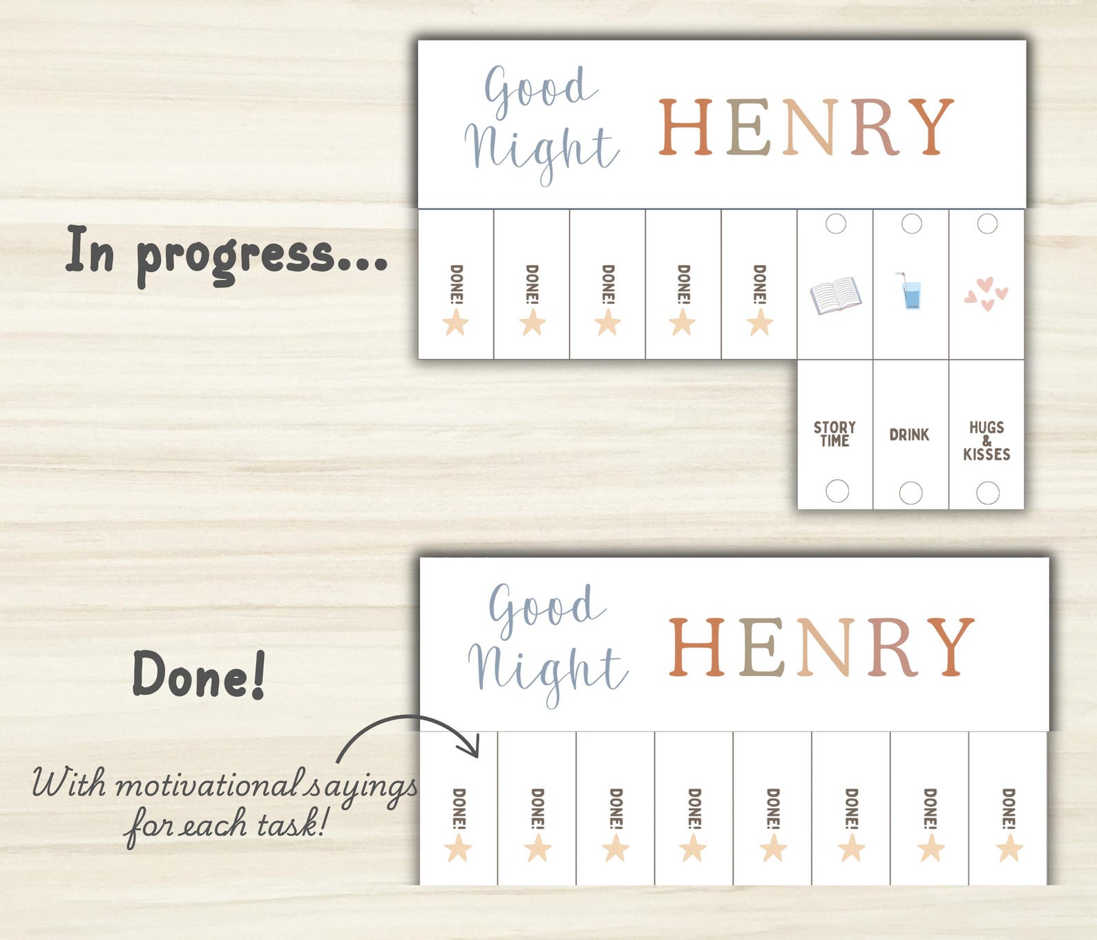 Editable Kids Flip Chart, Morning and Evening Schedules, Daily Visual ...