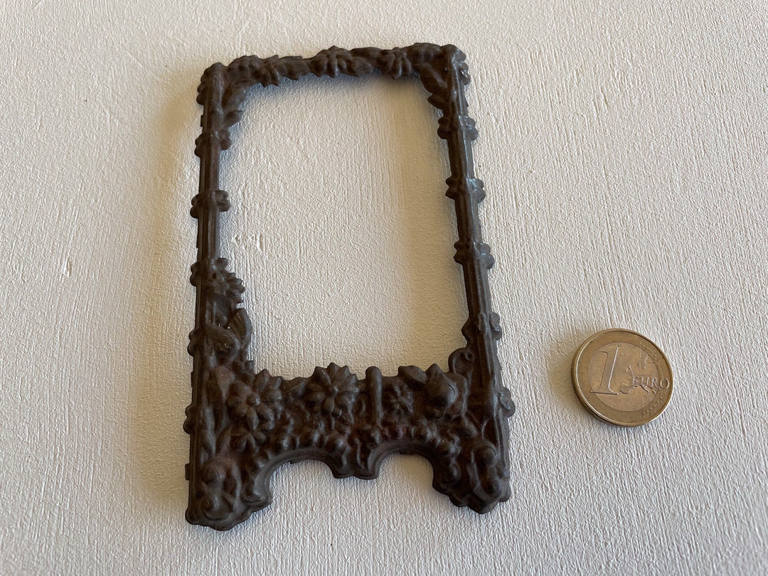 Small Embossed Metal Frame | Art Nouveau Period - Etsy