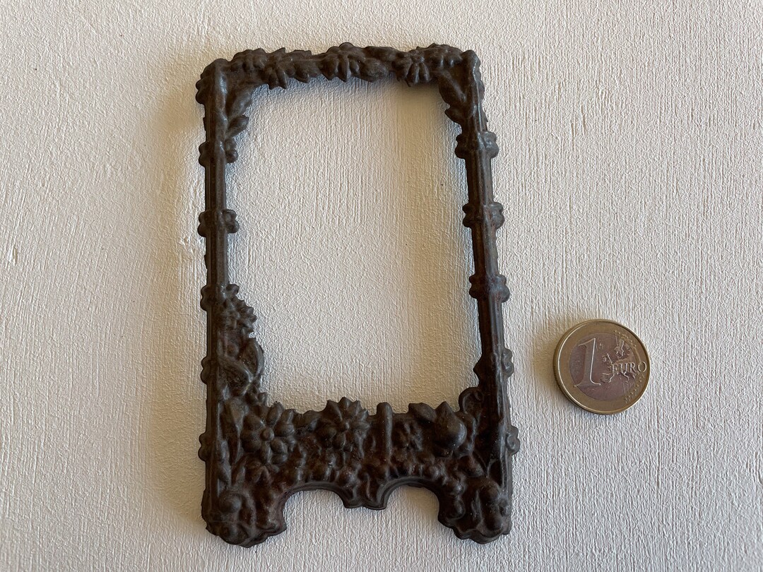 Small Embossed Metal Frame | Art Nouveau Period - Etsy