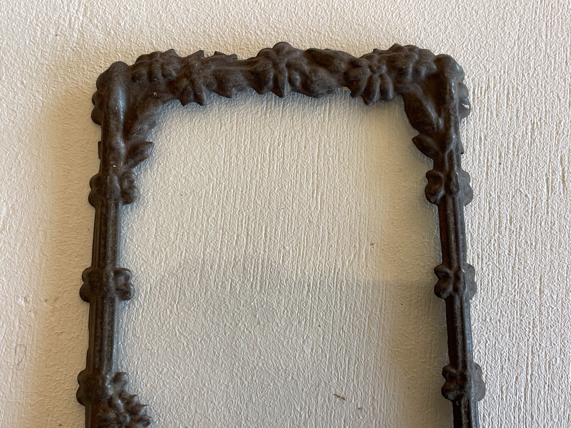 Small Embossed Metal Frame Art Nouveau Period with Glass - Etsy