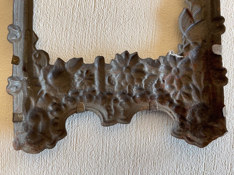 Small Embossed Metal Frame Art Nouveau Period - Etsy