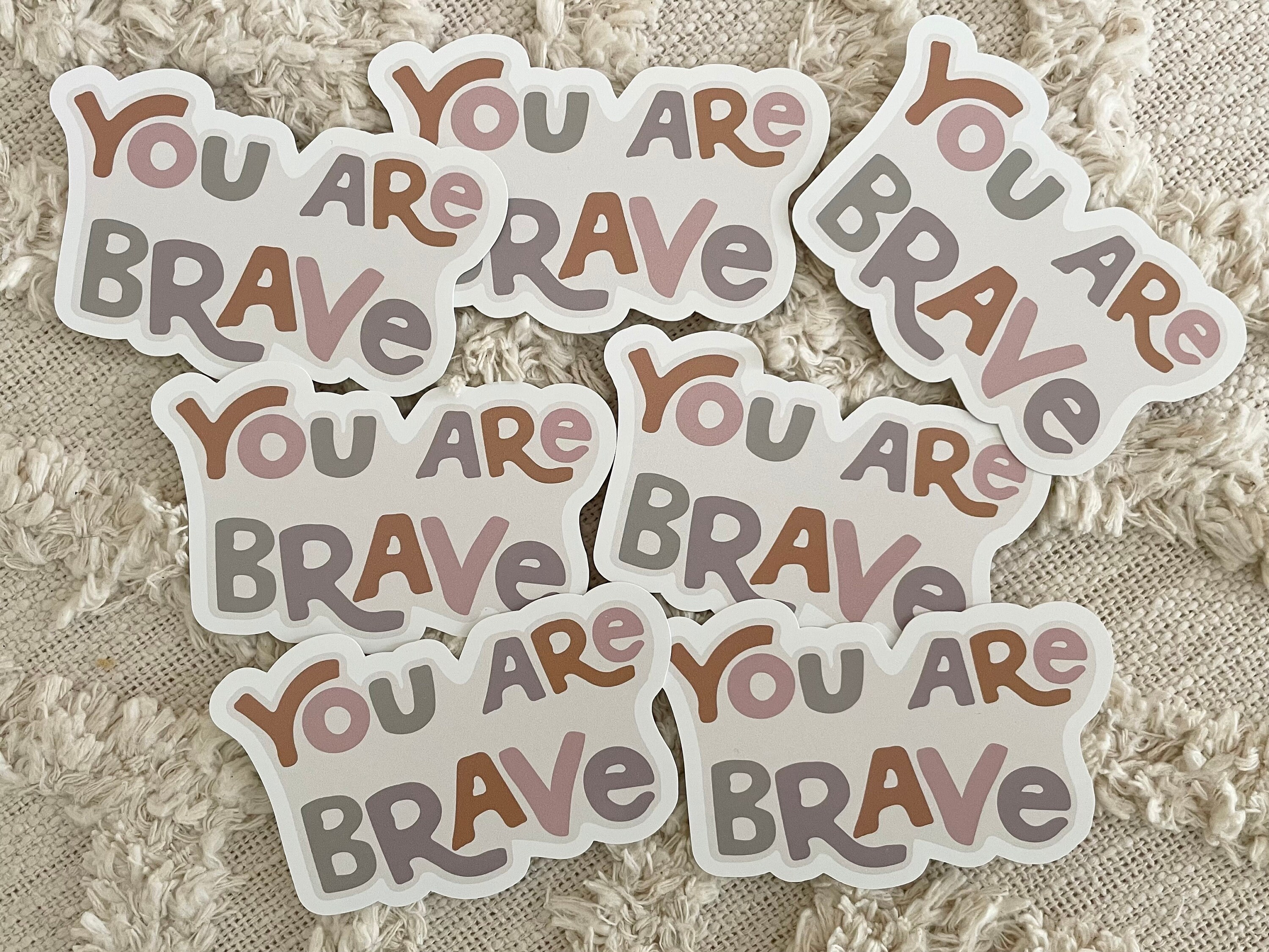 Positivity Sticker for Laptop Decal Brave Sticker for Baby Brave ...