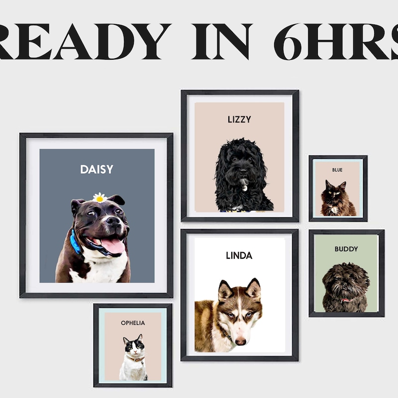 Custom Dog Art - Etsy