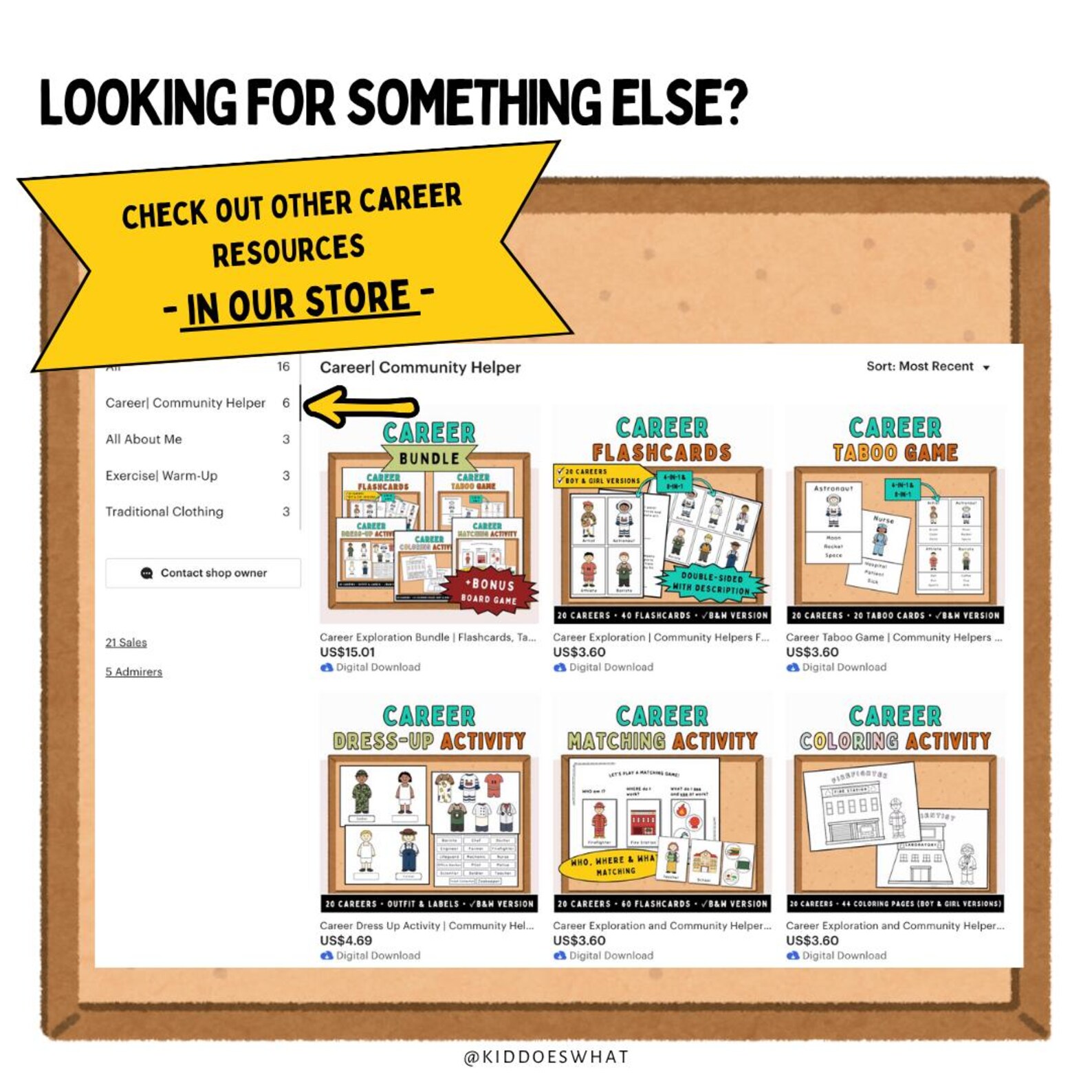 Career Exploration and Community Helpers Matching Activity | Preschool ...