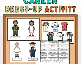 Career Exploration and Community Helpers Coloring Pages | Preschool ...