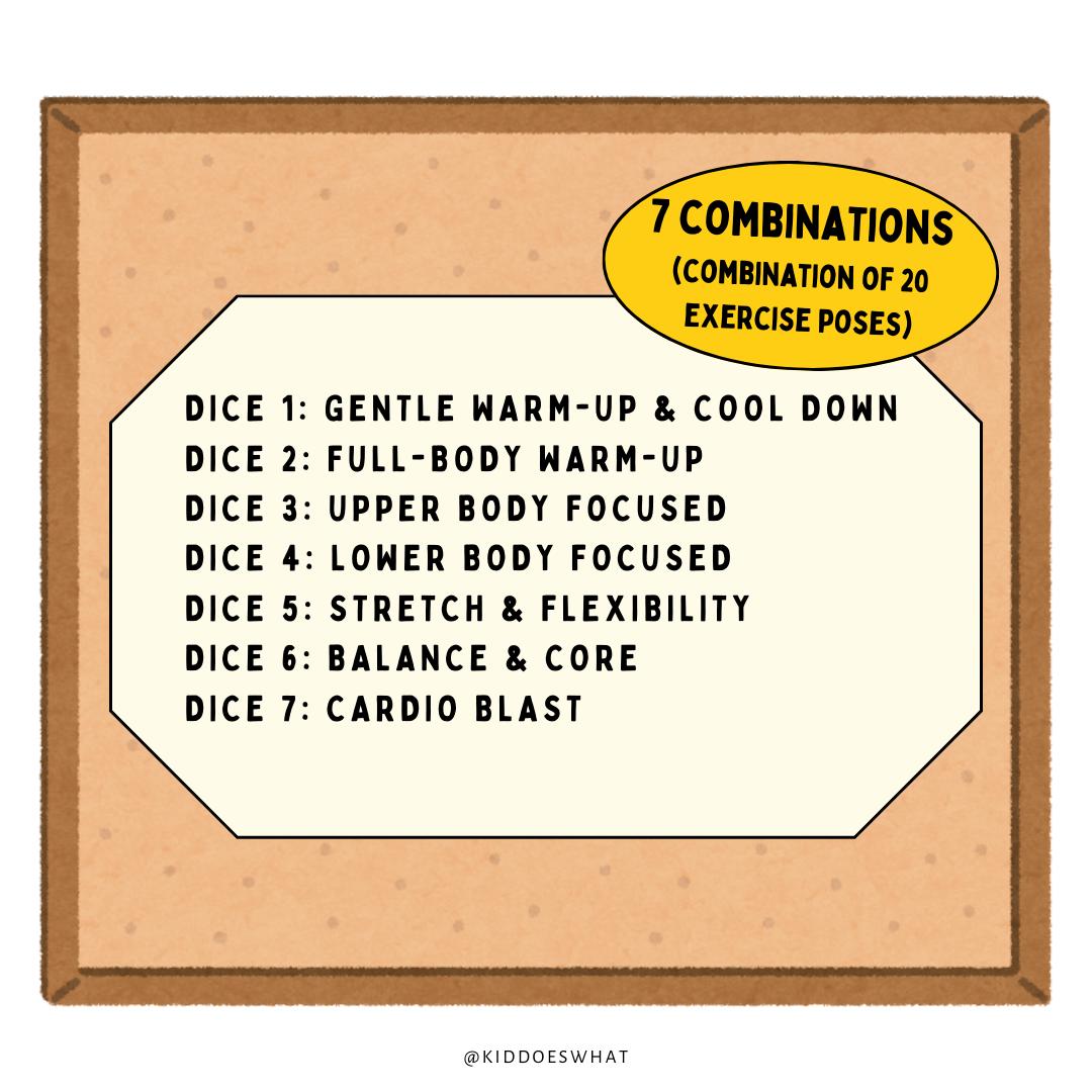 Exercise & Warm up Dice Game Brain Break and Movement Activities - Etsy