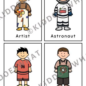 Career Exploration | Community Helpers Flashcards | Preschool ...