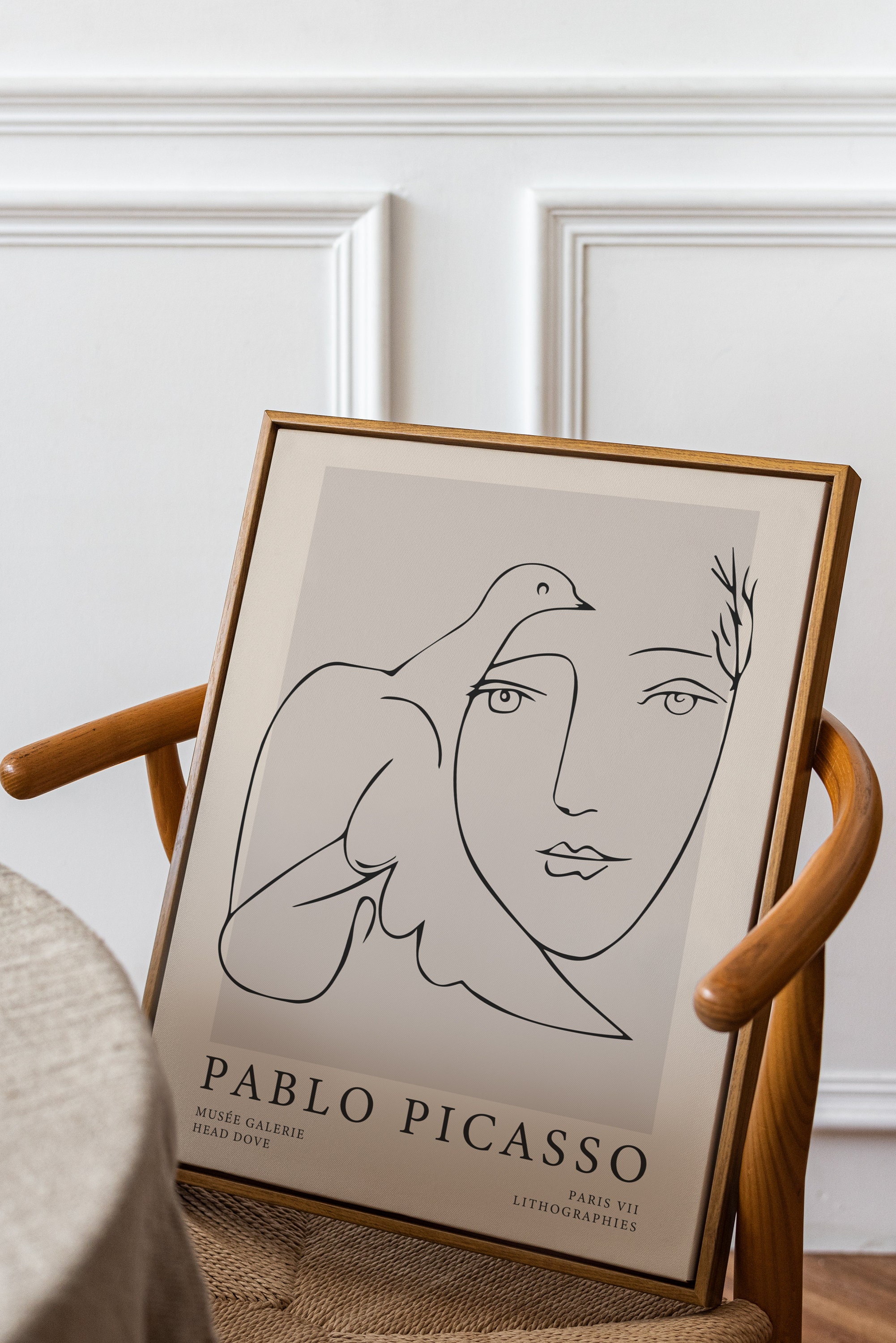 Pablo Picasso,exhibition Poster,picasso Print,picasso Head Dove Poster ...