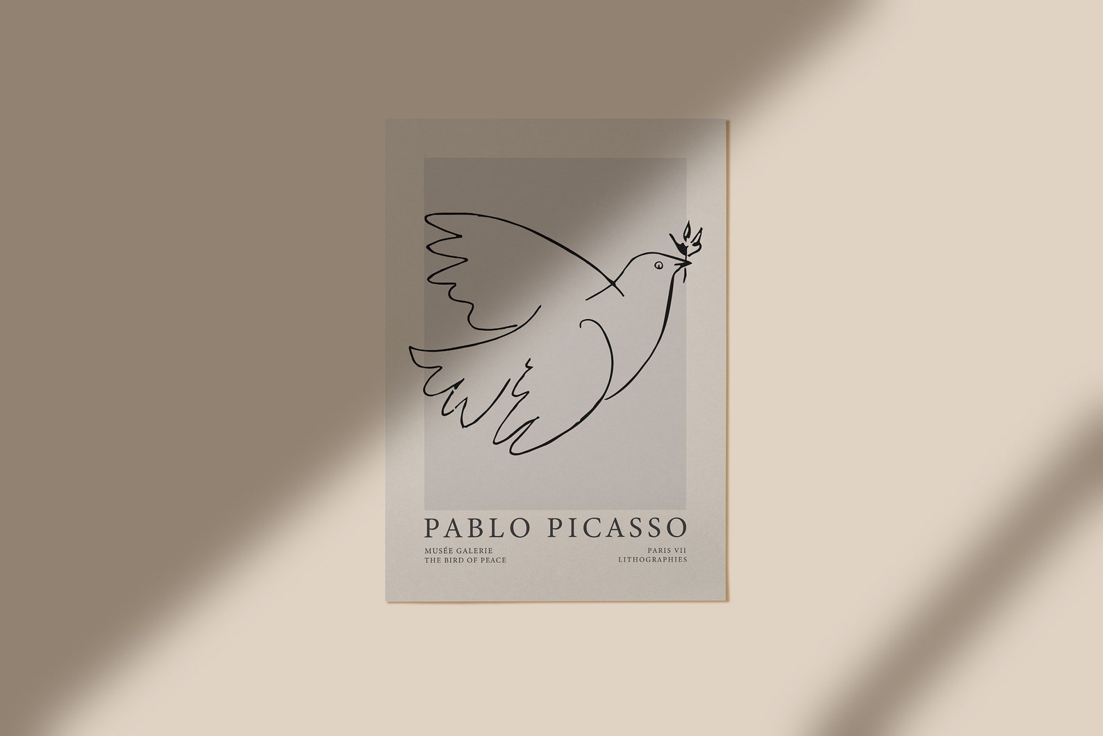 Pablo Picasso Print, Picasso Print, Picasso the Bird of Peace Poster ...