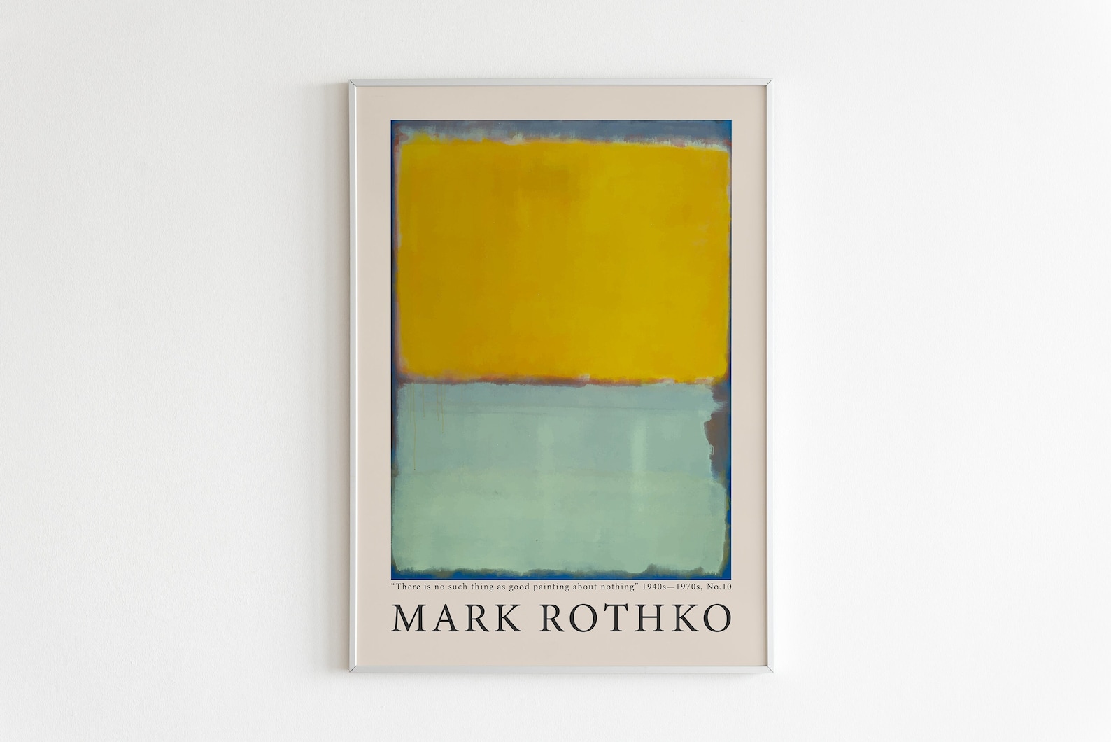 Mark Rothko Poster, Mark Rothko Print, Exhibition Poster, Midcentury ...