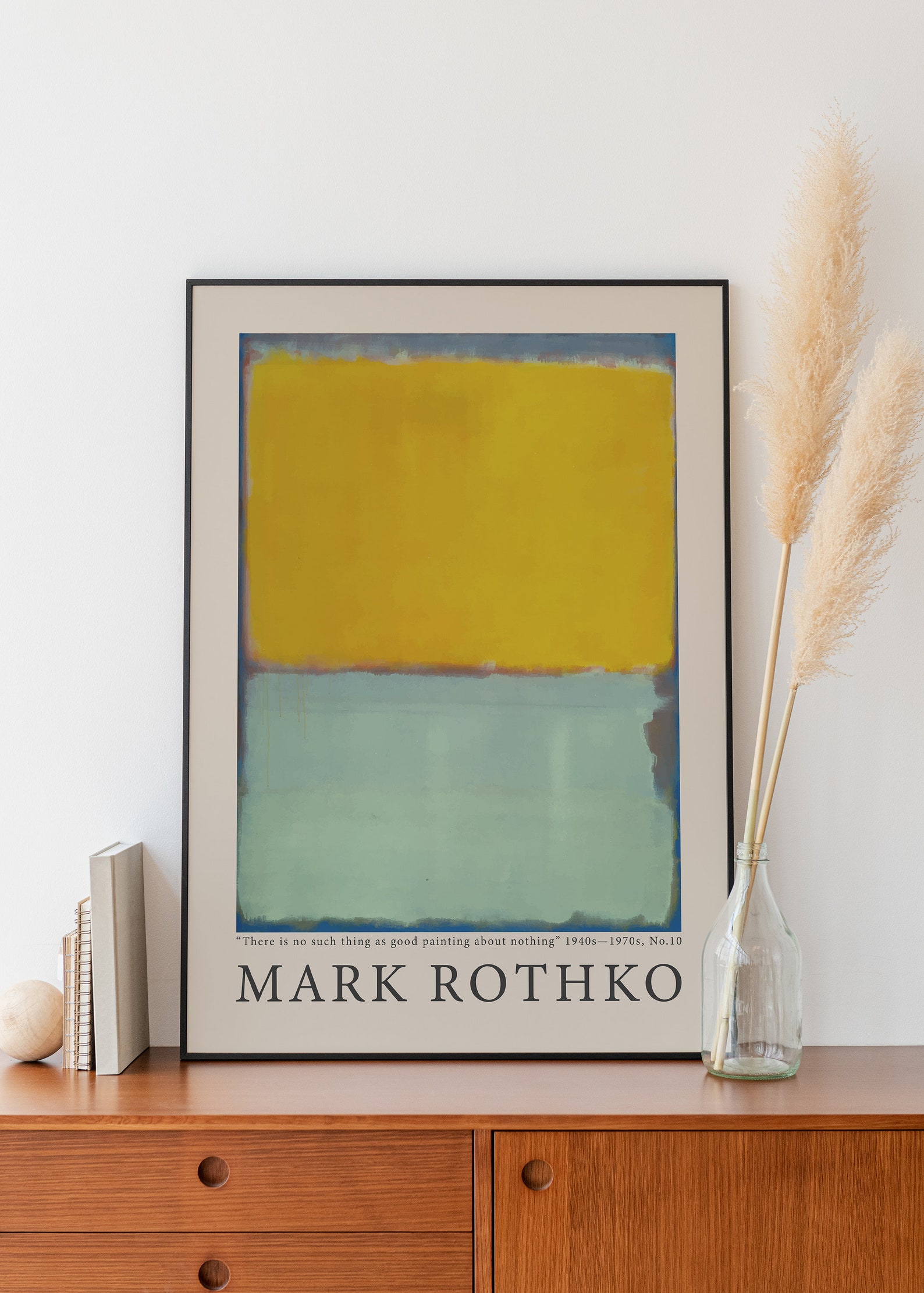 Mark Rothko Poster, Mark Rothko Print, Exhibition Poster, Midcentury ...