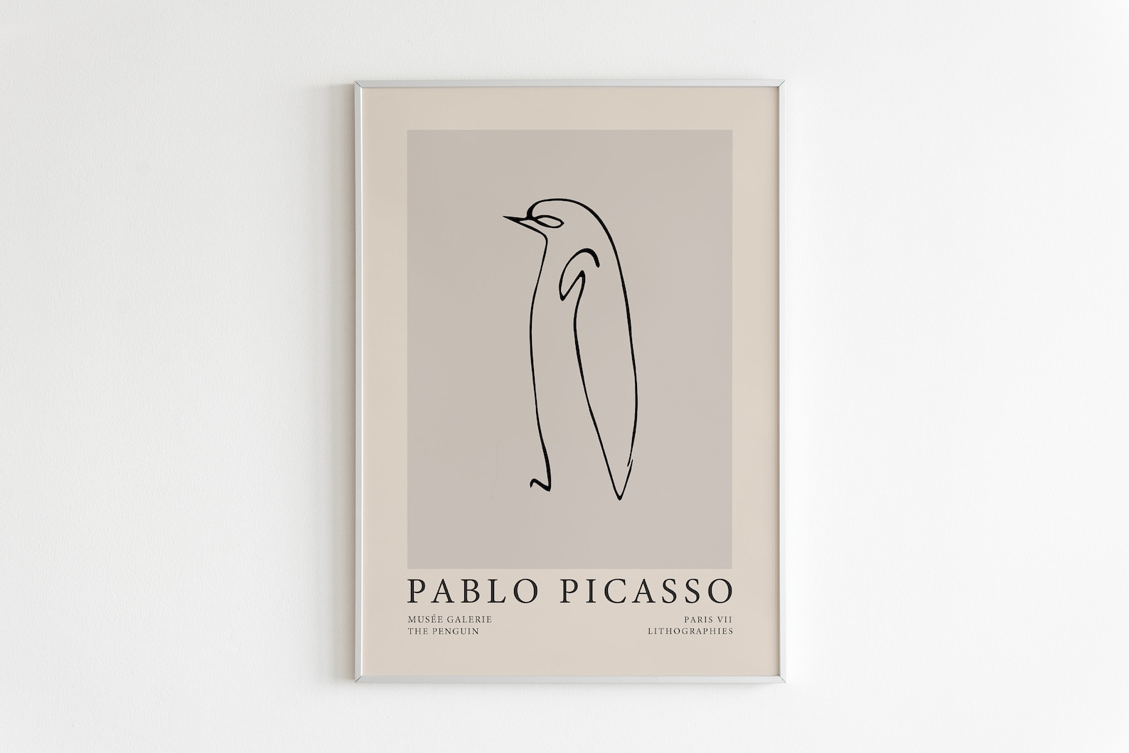 Pablo Picasso Print, Picasso Print, Picasso the Penguin Poster, the ...