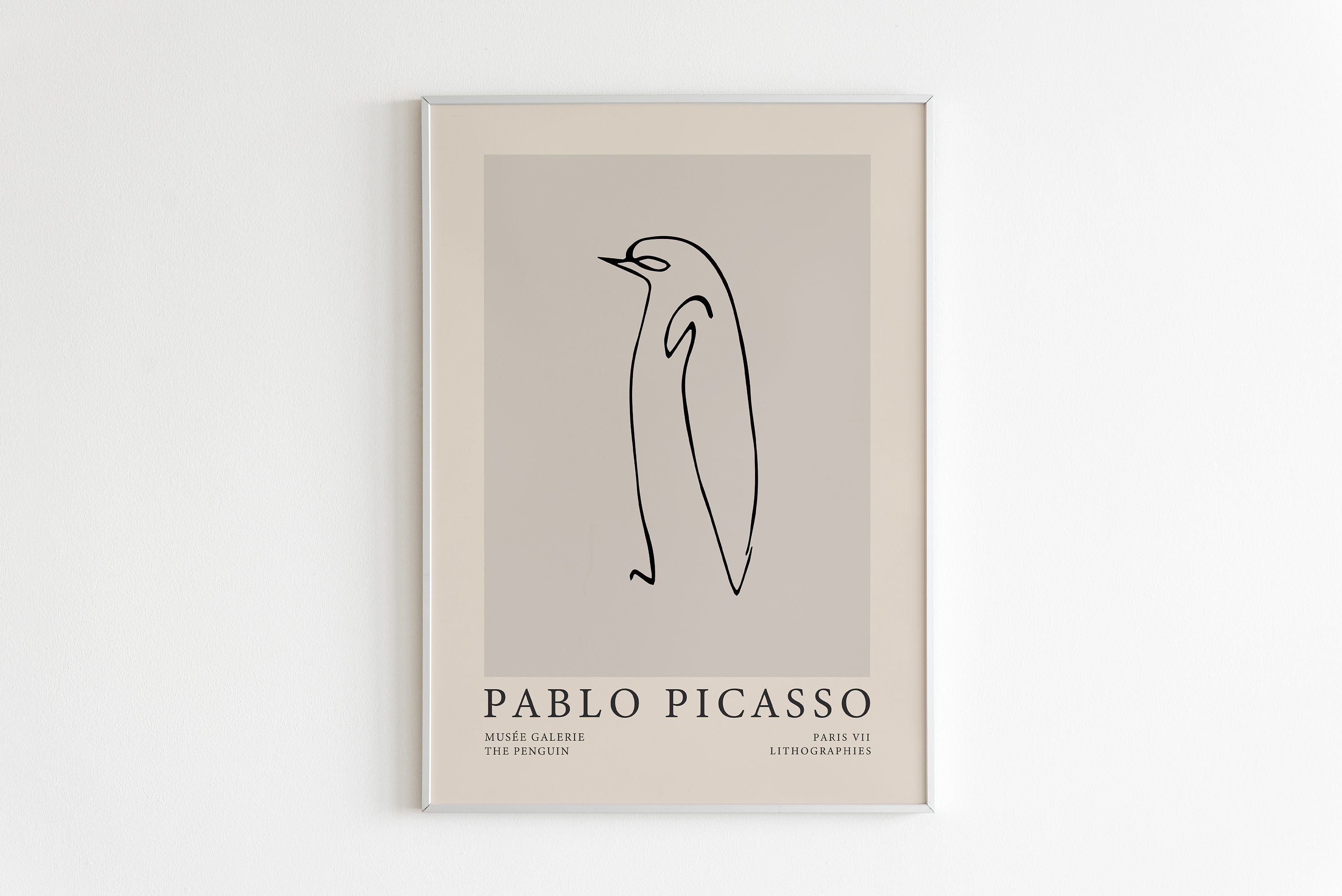 Pablo Picasso Print, Picasso Print, Picasso the Penguin Poster, the ...