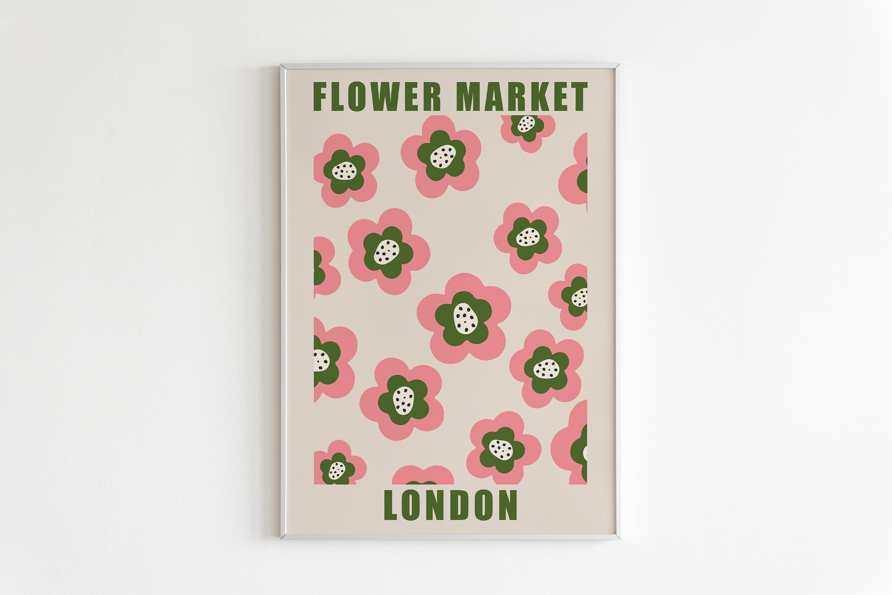Flower Market Set Poster Flower Market Set Print Flower - Etsy