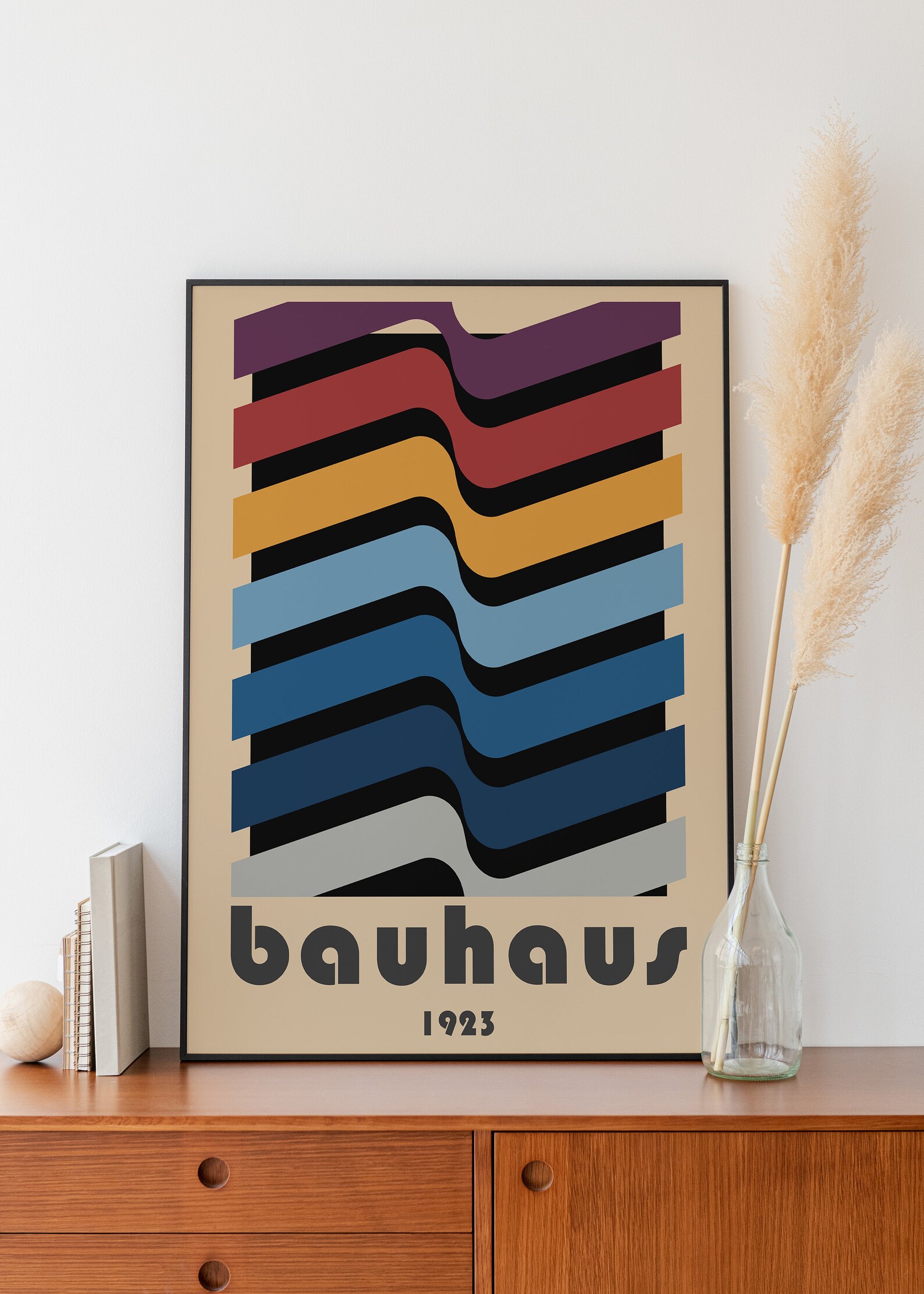 Bauhaus Poster, Bauhaus Print Exhibition Poster, Bauhaus Austellung ...