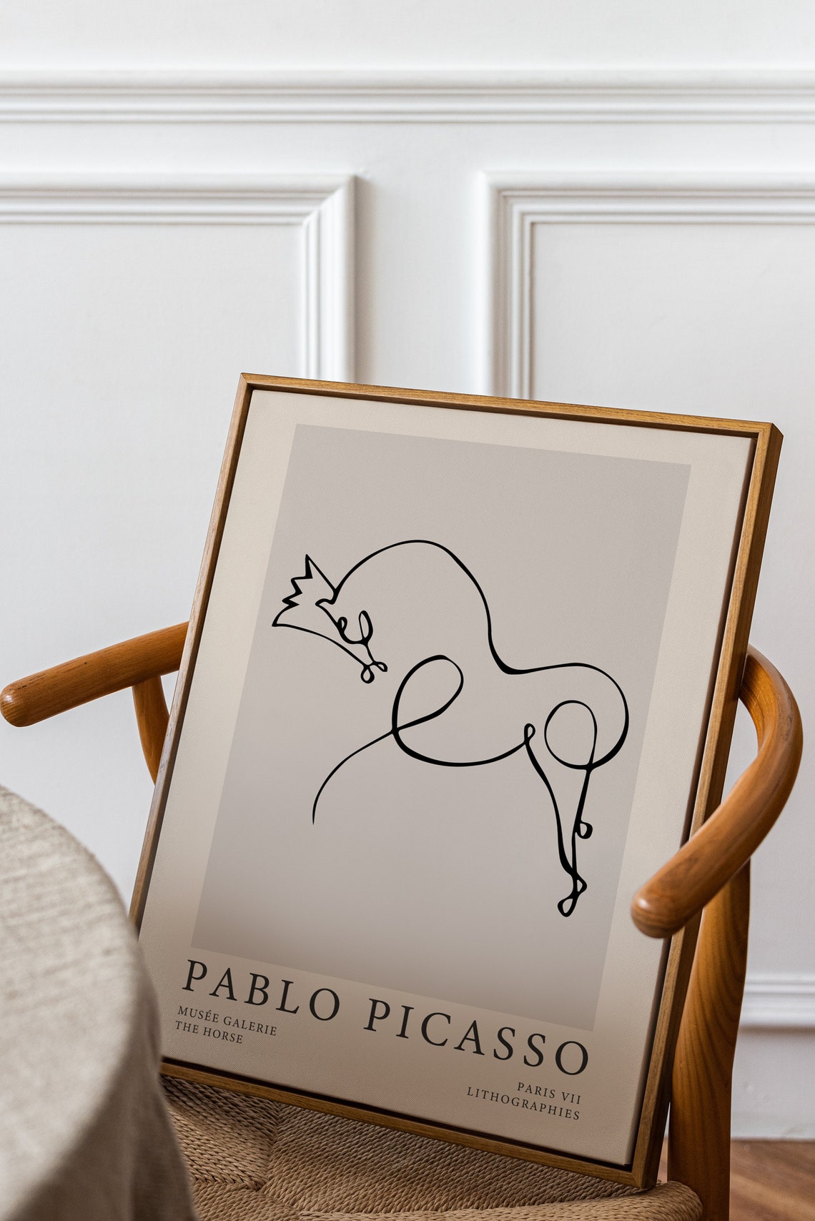 Pablo Picasso Exhibition Line Art Picasso Print Picasso - Etsy Canada