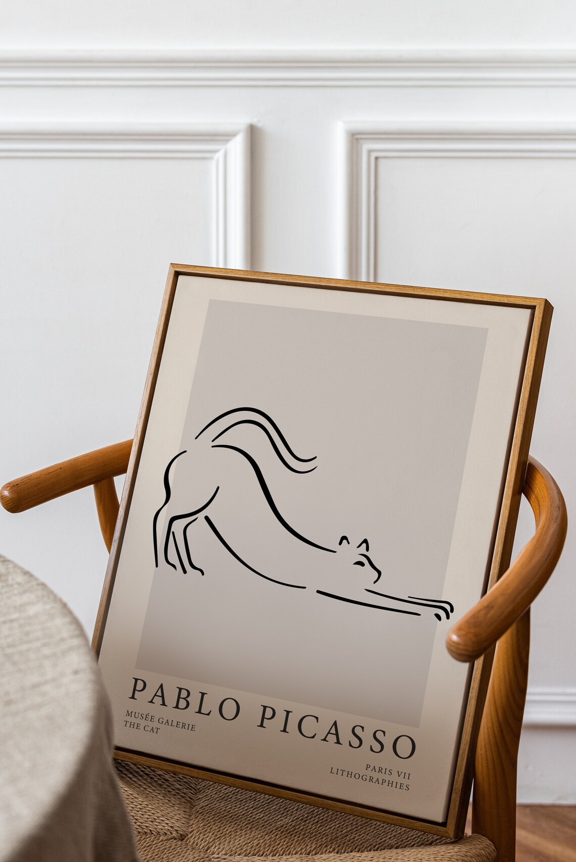Pablo Picasso Print Picasso Print Picasso the Cat Poster | Etsy