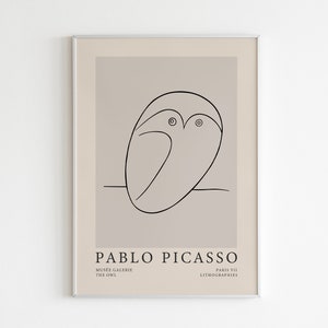 Pablo Picasso Set of 6 Poster, Picasso Set Print, Picasso Set Poster ...