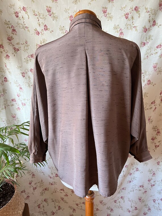 Vintage Japanese style shirt 2XL, funky artsy 90s min… - Gem