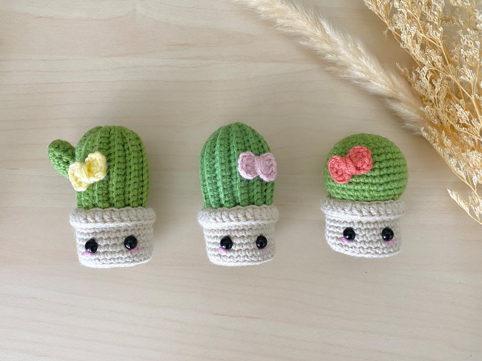 Handmade Small Crochet Cactus - Etsy