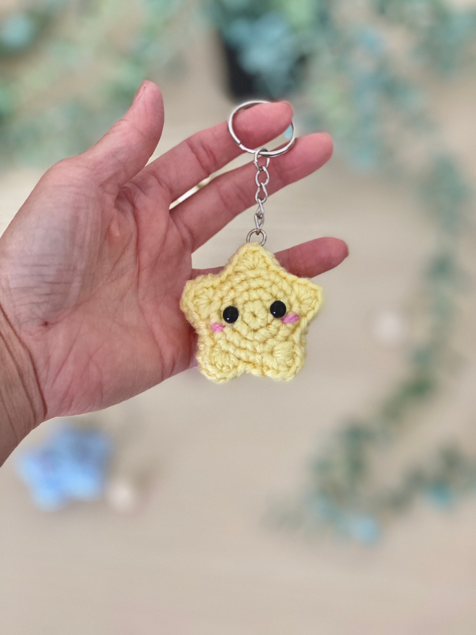 Handmade Crochet Mini Star Keychain - Etsy