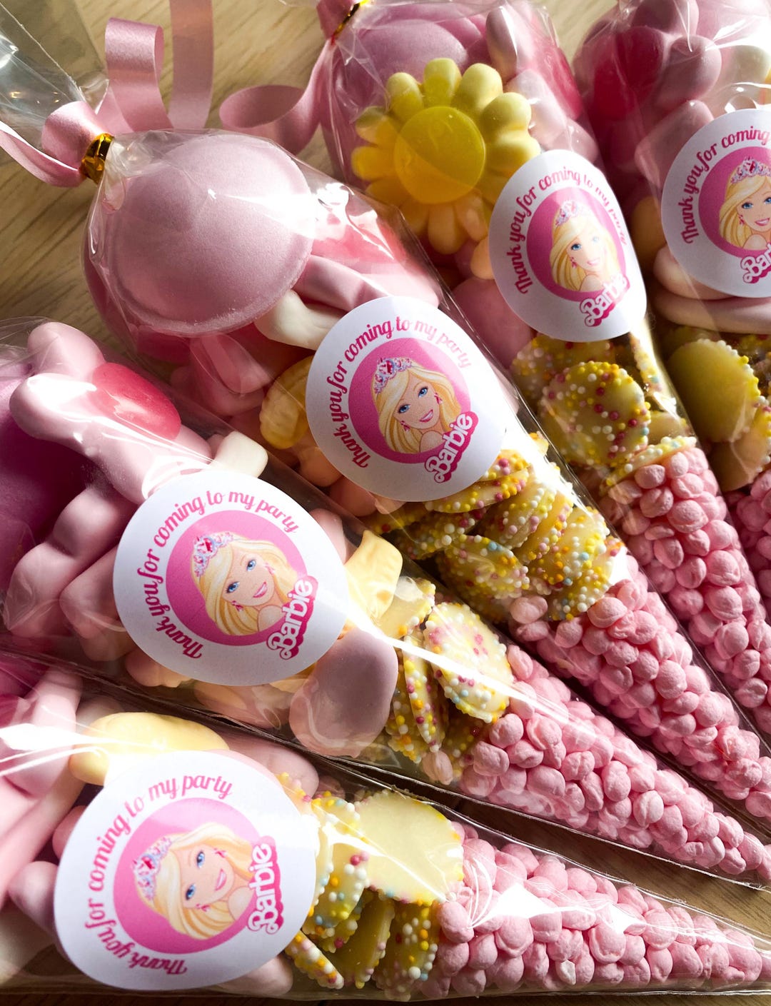 Barbie Party Sweet Cones | Pink Party Favours - Etsy