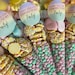 Large Pink and Red Party Sweet Cones - Etsy