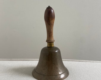 Antique Hand School Bell - Etsy