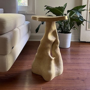 Handmade Ceramic Side Table, Sculptural Table, Modern Furniture ...