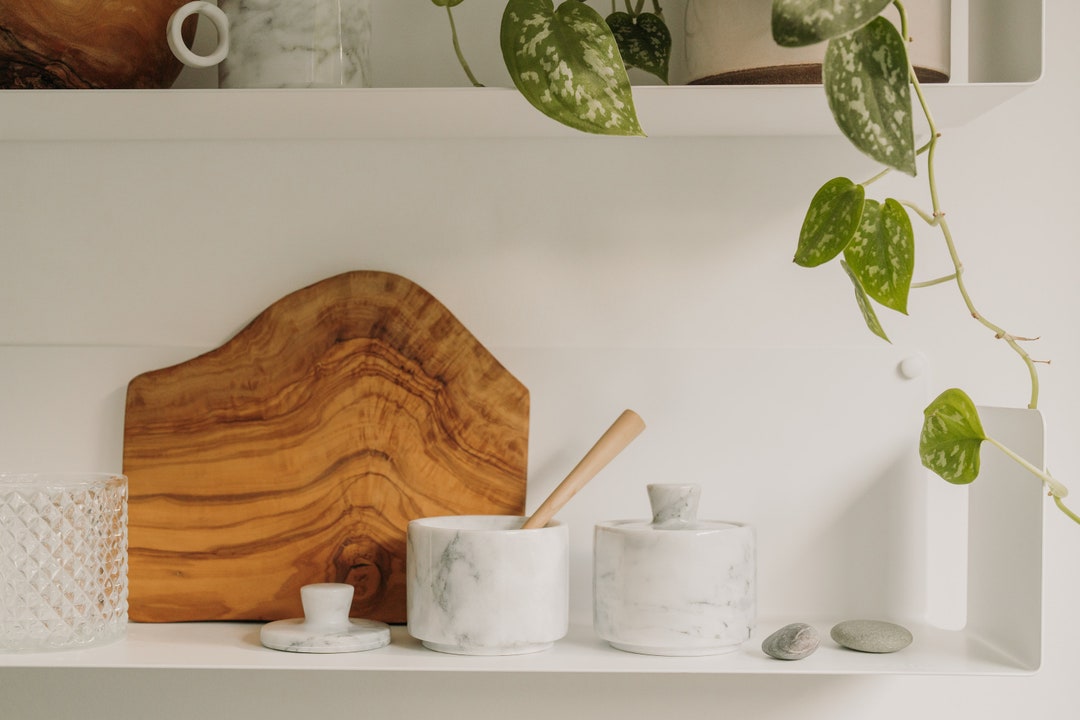 Marble Spice Pinch Pots Salt and Pepper Pots Spice Jars Dipping Bowl ...