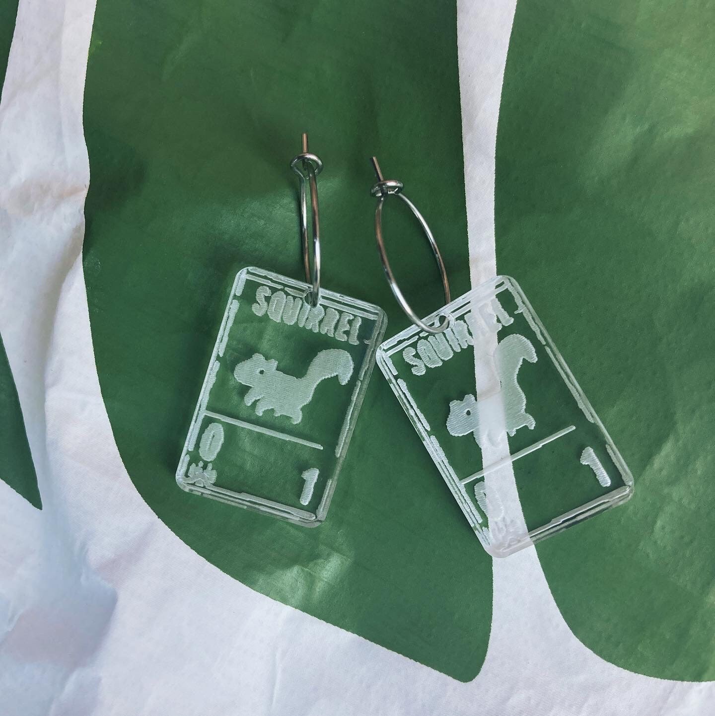 Inscryption Squirrel Hoops - Etsy Canada