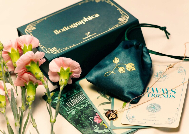 Heather Flower Necklace Good Luck Protection Meaningful - Etsy