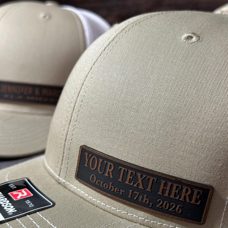 Custom Wedding Groomsman Hats, Personalized Name Hat, Roman Numerals ...