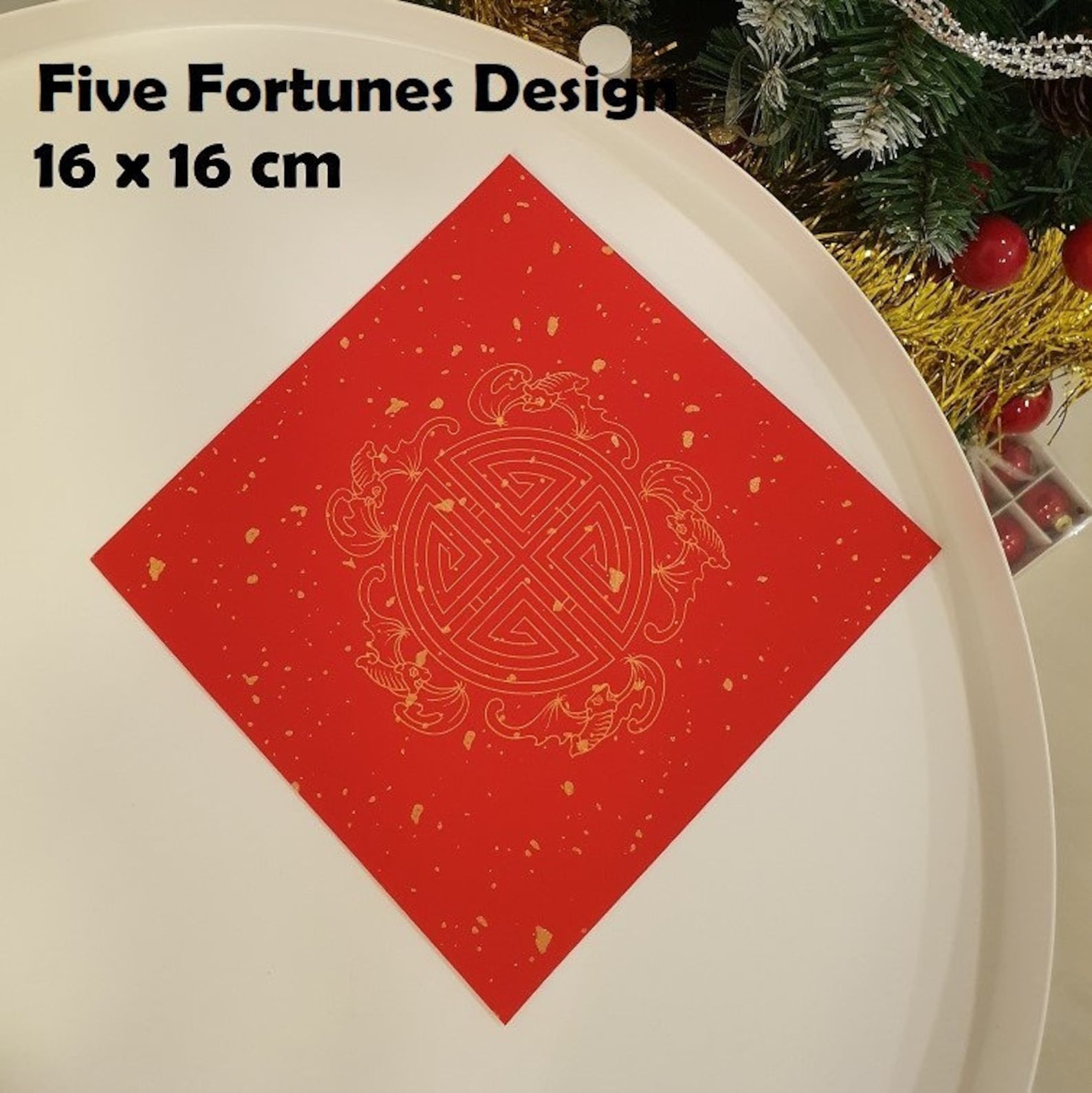 2024 Snake Lunar New Year Blessing Decoration - Original Handwritten ...