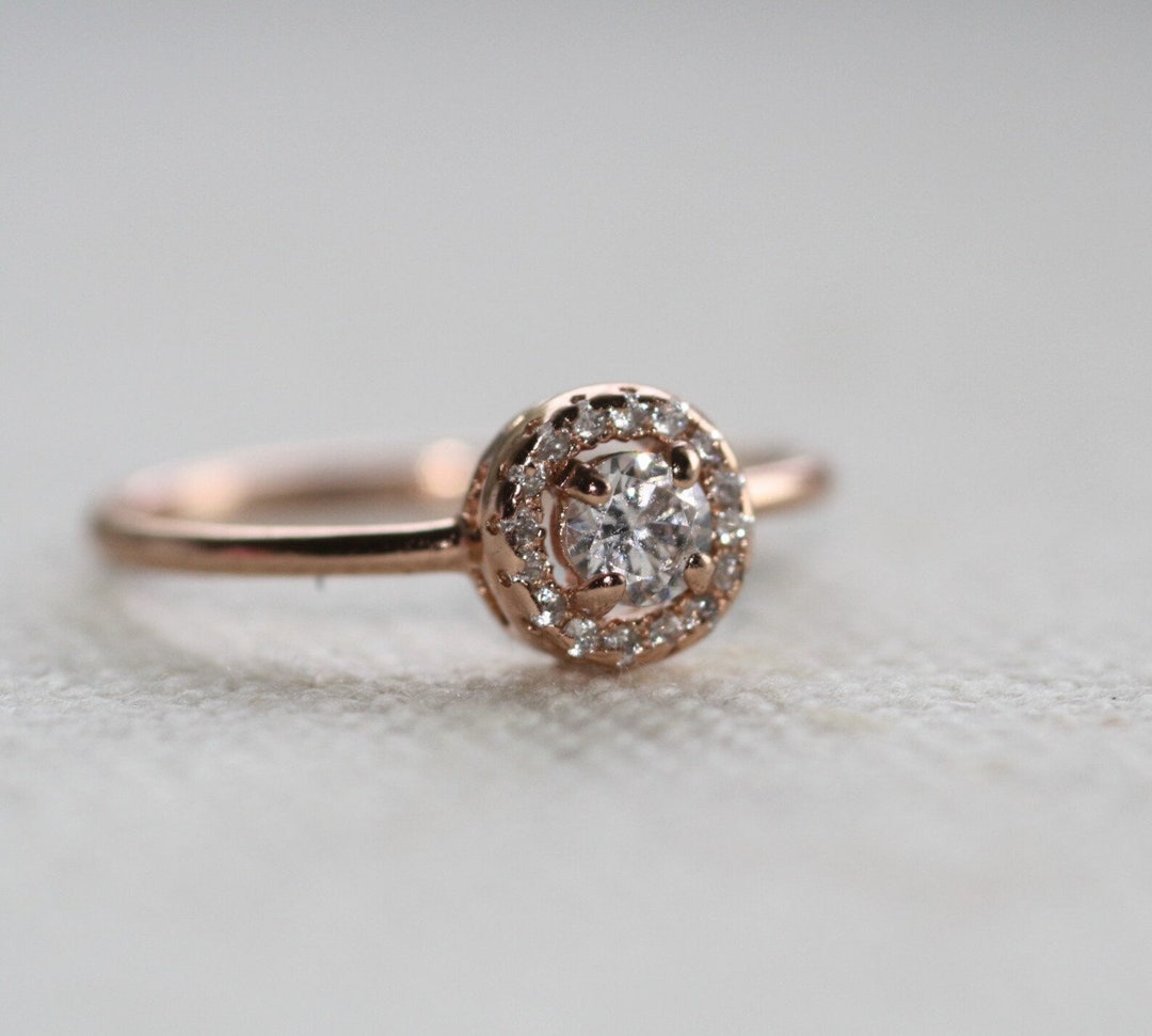 Small Engagement Ring / Natural Engagement Ring / Handmade in NYC ...