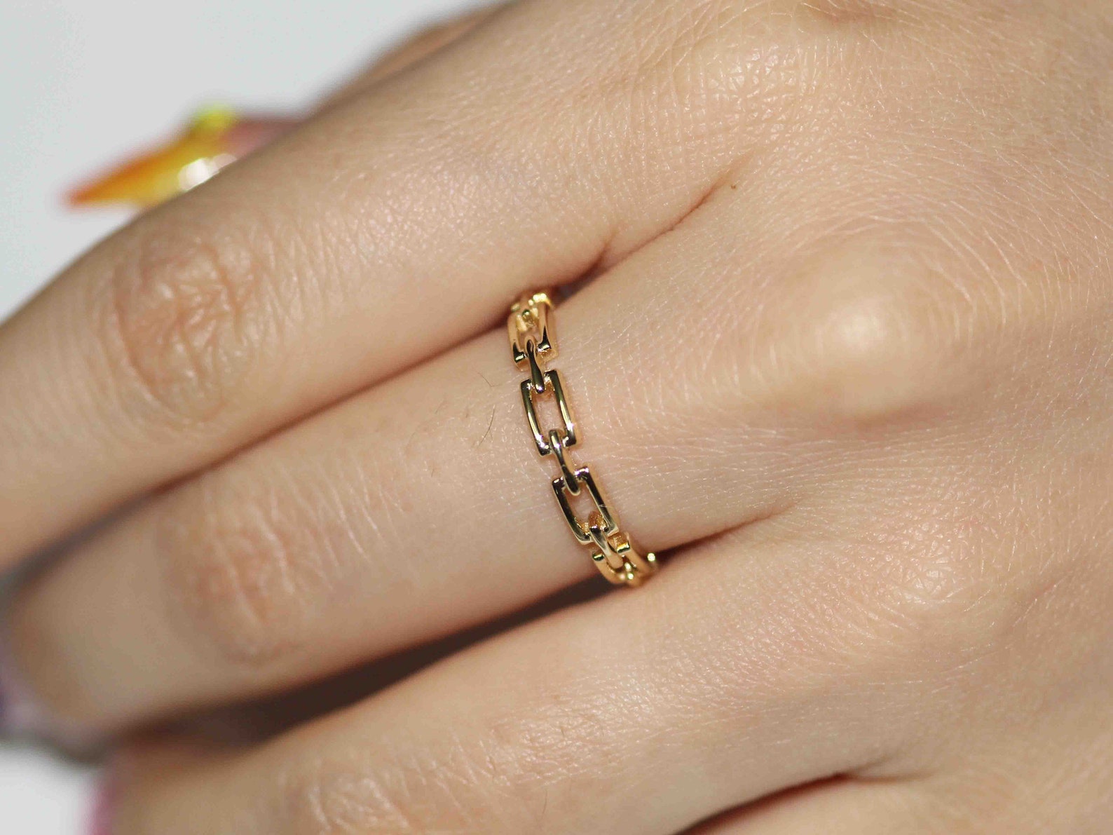 14k Gold Ring / Simple Gold Ring / 14k Solid Gold Ring - Etsy