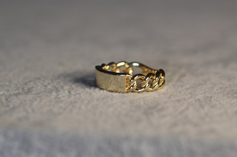 14k Gold Engraving Ring Personalized Ring Name Rings - Etsy